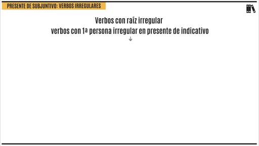 Loescher Editore WebTV - Presente de subjuntivo: verbos irregulares (2)